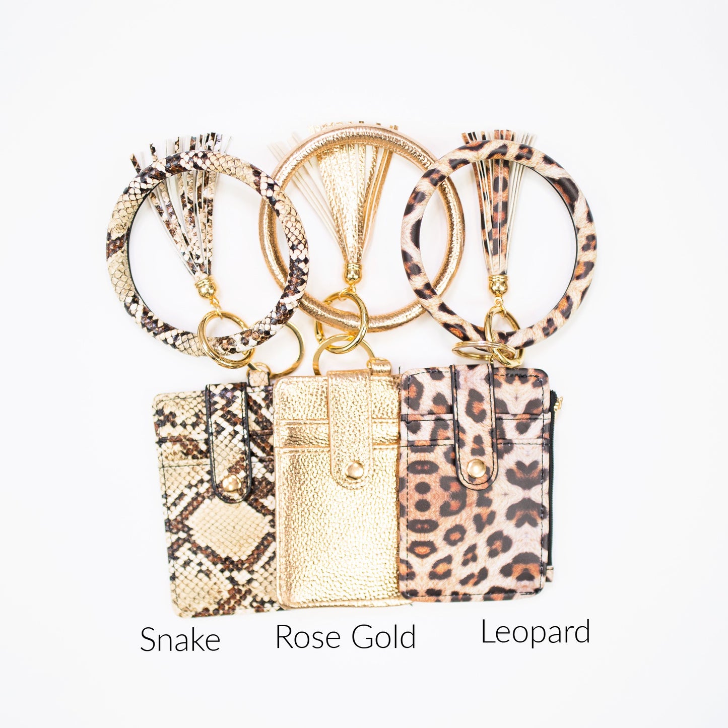 Key Ring Bangle w/ Wallet – PEACOCK GLAMOUR